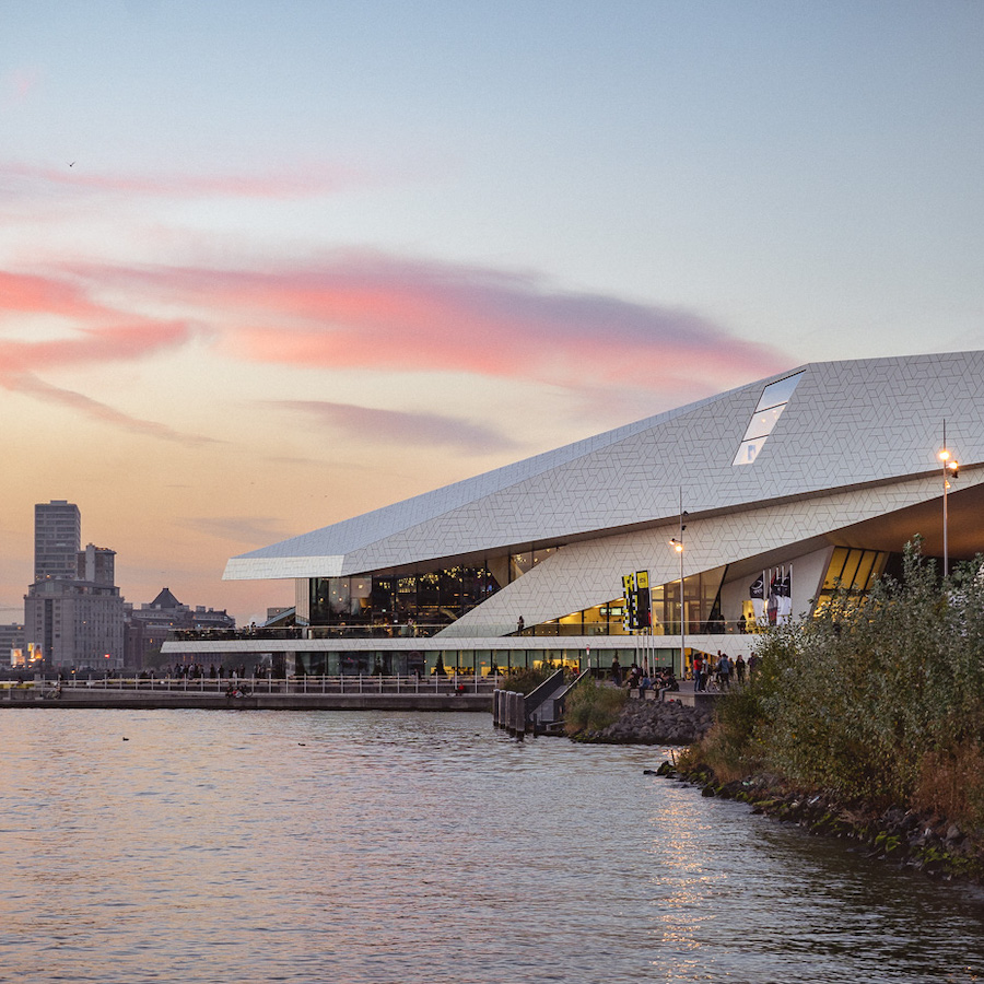 EYE Film Museum - Amsterdam - dynamic forms - architectural photography